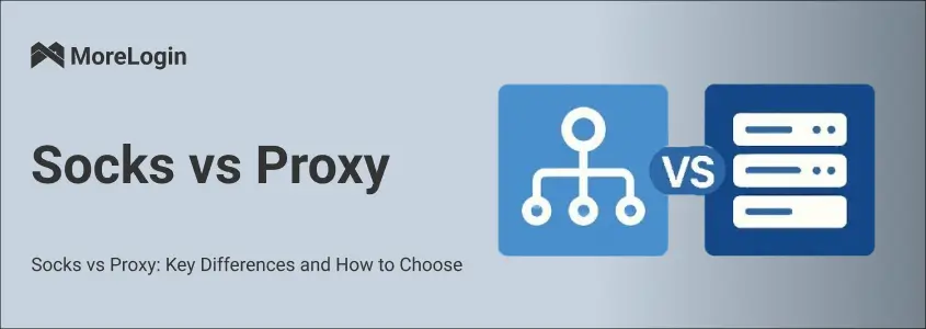 Socks vs Proxy: Key Differences and How to Choose | MoreLogin Blog